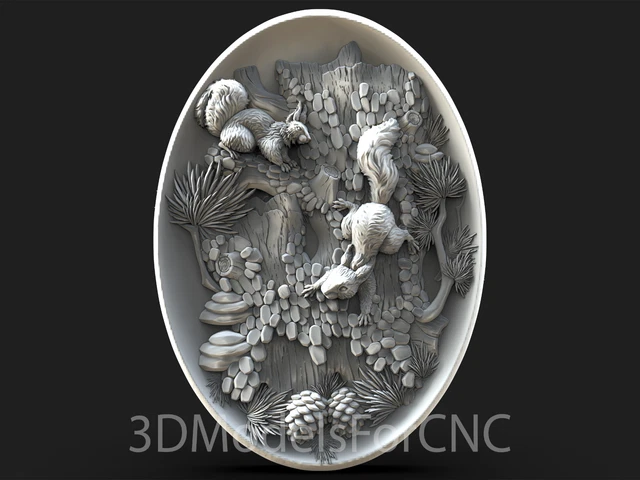 3d Model Stl File For Cnc Router Laser And 3d Printer Happy Mosquito £2