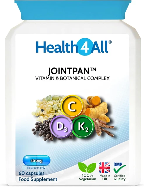 JOINTPAN JOINT SUPPORT 60 Capsules (Not Tablets) with Boswellia Serrata ...