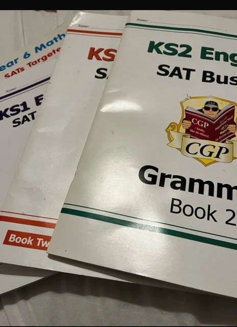KS2 SATS YEAR 6 Maths English Revision Books CGP Bundle X5 £10.08 ...