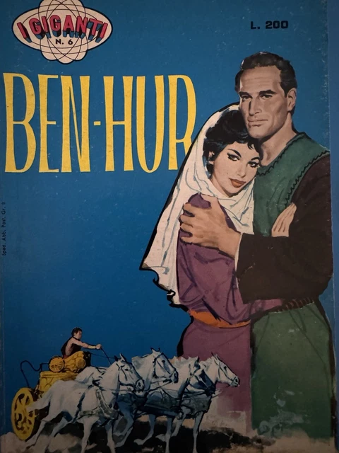 I GIGANTI N°6 Nuova Serie 1968 Ben Hur Ed Spada Lewis Wallace EUR 4,00 ...