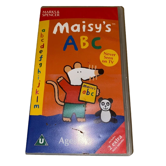 MAISY’S ABC VHS Tape Letter Names & Sounds PAL M&S Release 45 Mins Not ...