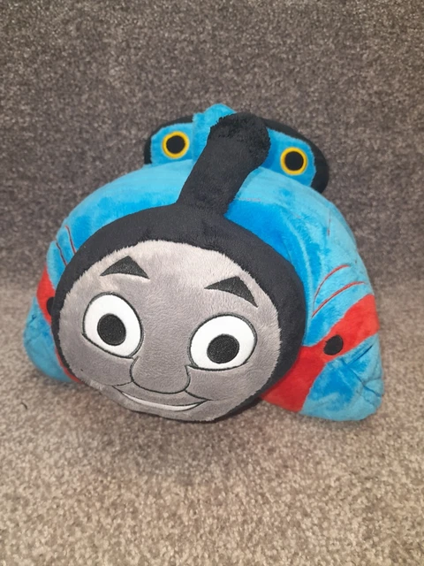 THOMAS THE TANK Engine Blue Train Plush Soft Toy TV Figure Pillow Pets ...