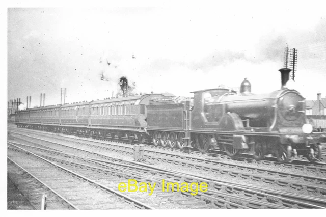 PHOTO RAILWAY 6X4 LSWR Express passing Winbledon Station c1905 £2.50 ...