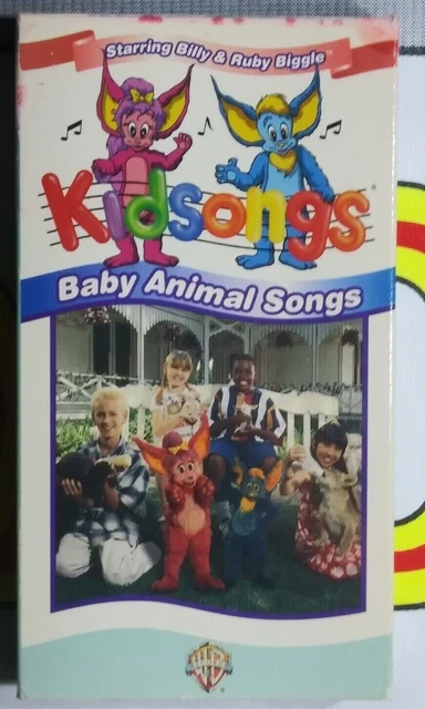 VHS TAPE - KidSongs - Baby Animal Songs - BILLY & RUBY BIGGLE Video ...