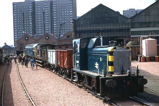 ORIGINAL COLOUR SLIDE of 06001 BR class 06 diesel shunter loco £7.60 ...