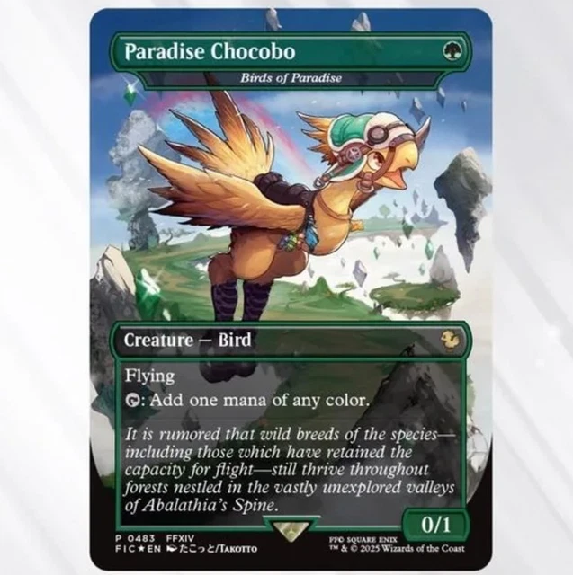 MAGIC THE GATHERING Final Fantasy Chocobo Bundle Box - PRESALE $233.45 ...
