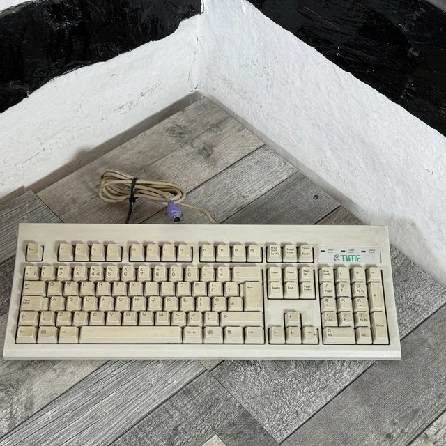 TIME KEY TRONIC Vintage PS2 Mechanical Keyboard KT800PS2UK12 Prop ...