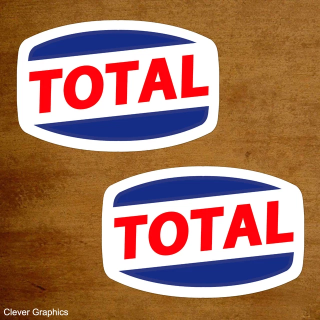 TOTAL CLASSIC CAR STICKERS x2 with FREE POSTAGE. Retro Vintage Oil ...