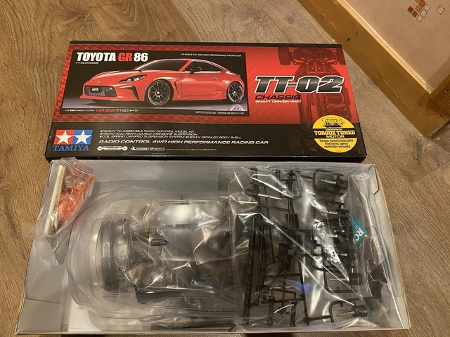 TAMIYA RC 58694 Toyota GR86 (TT-02) 1:10 RC Assembly Kit + ESC £115.00 ...