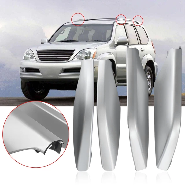 ROOF RACK RAIL For Lexus GX470 Right Silver Accessories DURABLE Racks ...