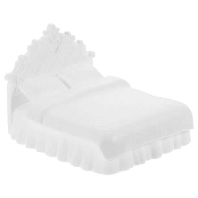 DÉCOR DE LIT Double Mini Maison Meubles Miniatures Pour Poupée Parure EUR 7,58 - PicClick FR