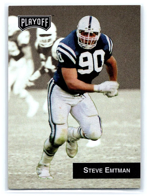 1993 PLAYOFF FOOTBALL #269 Steve Emtman Colts d'Indianapolis EUR 2,18 ...