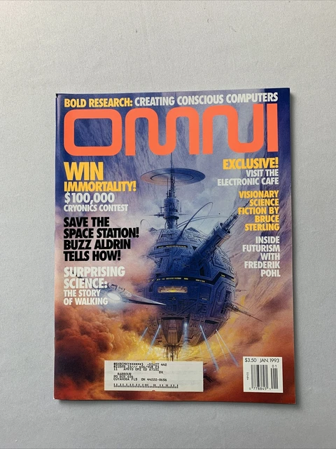 VINTAGE OMNI MAGAZINE January 1993 - UFO, Aliens Science Technology $16 ...