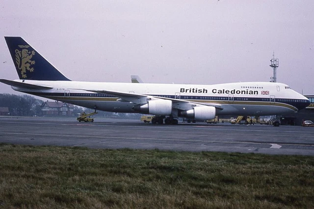 Map Duplicate Aircraft Slide B747 G Citb British Caledonian 1987 £095 Picclick Uk