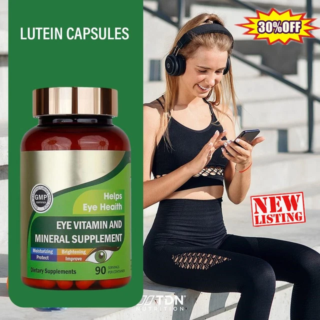 LUTEIN EYE VITAMINS Supplement for Macular Health and Dry Eye Hot £7.24 - PicClick UK