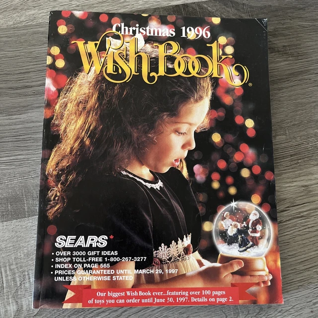 VINTAGE SEARS WISHBOOK 1996 Fashion Catalog Toys Jewelry Electronics ...