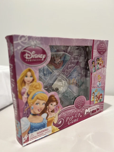 NEW DISNEY PRINCESS Pop Up and Memory Match Game Board Game $14.98 ...