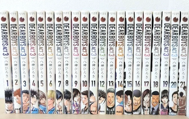 DEAR BOYS ACT3 Vol.1-21 Complete Full Set Japanese Manga Comics $137.20 - PicClick AU