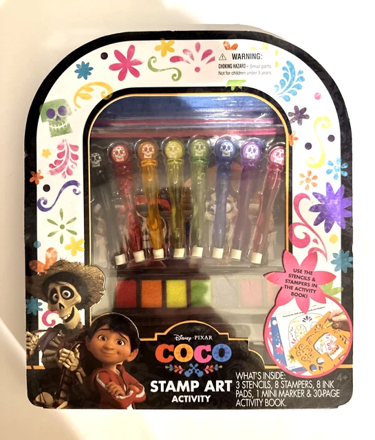 DISNEY PIXAR COCO Stamp Art Activity Complete Kit With Book Very Rare ...