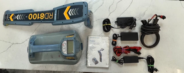 SPX RADIODETECTION RD8100 PDLG Cable & Pipe Locator w/ TX-10 Transmit ...