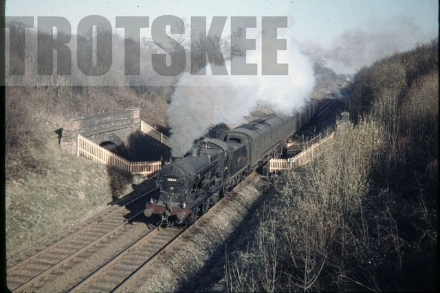 35MM SLIDE BR British Railways Steam Loco 30544 Class Q Edenbridge 1962 ...
