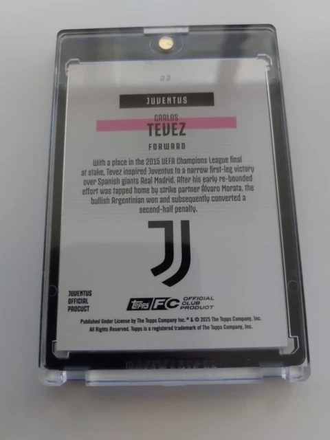 TOPPS JUVENTUS TEAM Set 2025/26 Carlos Tevez 5/5 EUR 99,99 - PicClick DE