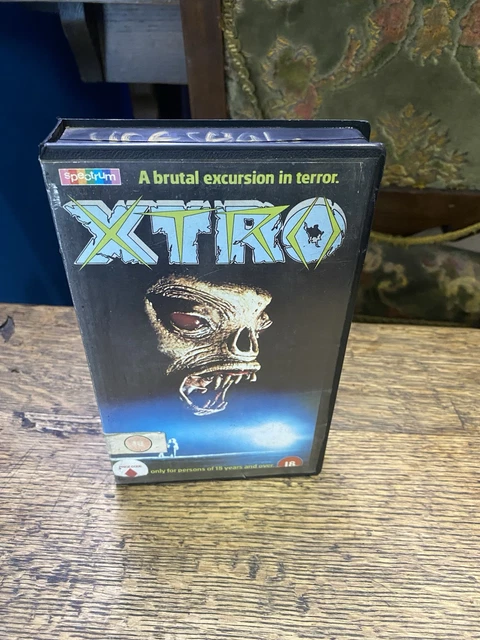 XTRO. PAL/VHS RARE Small Box Ex Rental. Pre Cert Horror Released On ...