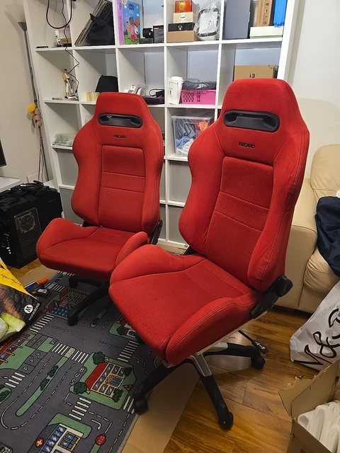 HONDA INTEGRA TYPE R Dc2 Red Recaro Seats Recaros Ukdm JDM Civic Ek9 £ ...