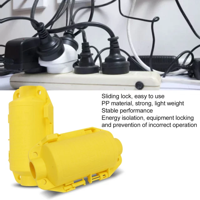 INDUSTRIAL ELECTRICAL PLUG Lock Energy Isolation Equipment Locking ...