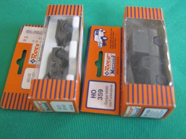 1:87 HO ROCO Military Minitanks Maquette Plastic Kit 359 444 Jeep ...