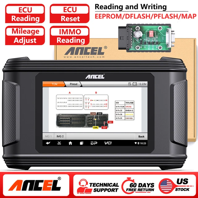 ANCEL EC500 CAR ECM ECU Flashing Cloning Reset Initialization Write ...