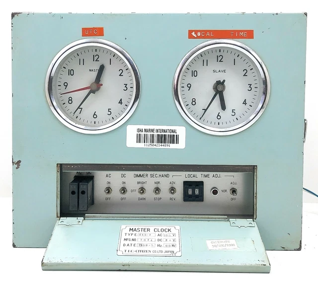 TIC CITIZEN TYPE-TXS-7 Marine Ship Master Clock $750.70 - PicClick CA