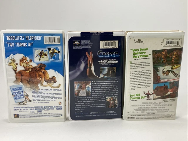 CASPER - ICE Age - Antz VHS Lot of 3 £7.21 - PicClick UK