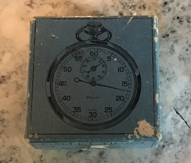 VINTAGE CENTRAL SCIENTIFIC 73530 Timer Swiss Made Stop Watch 7 Jewels ...