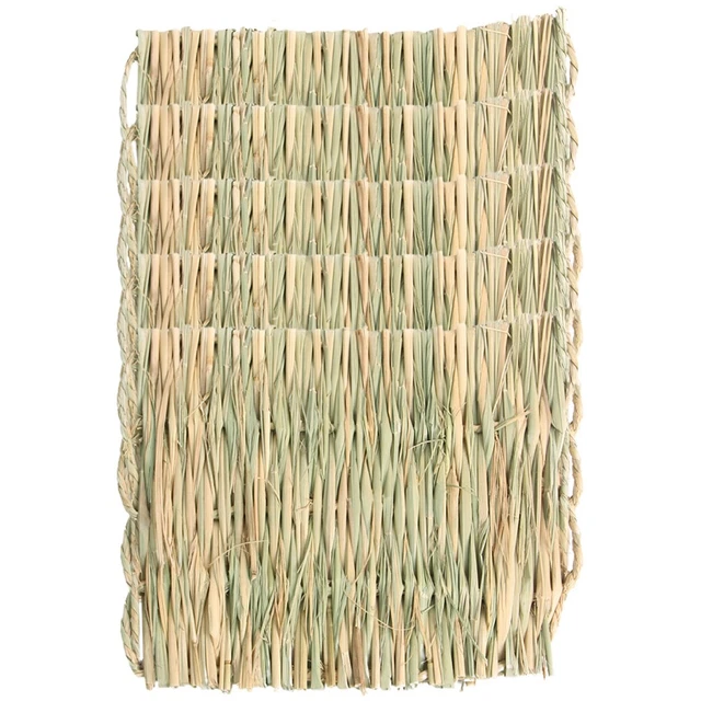 5 PCS STRAW Rabbit Mat Woven Bed Mats for Rabbits Grass Bunny Cage $43. ...