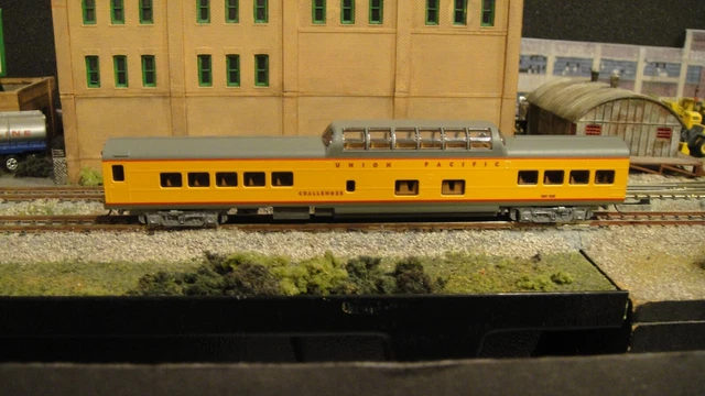 N SCALE CUSTOM Kato Union Pacific Excursion Dome Challenger passenger ...