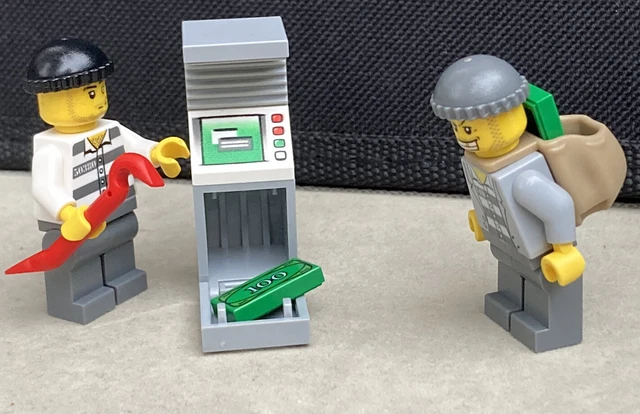 POLICE & ROBBER Crime Minifigure Collection Lego Set 7279 Complete 2011 ...