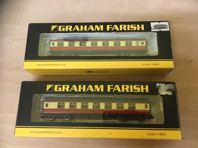 LOT..400B...N GAUGE FARISH BACHMANN STANIER COACHES..X..2..M9502M ...
