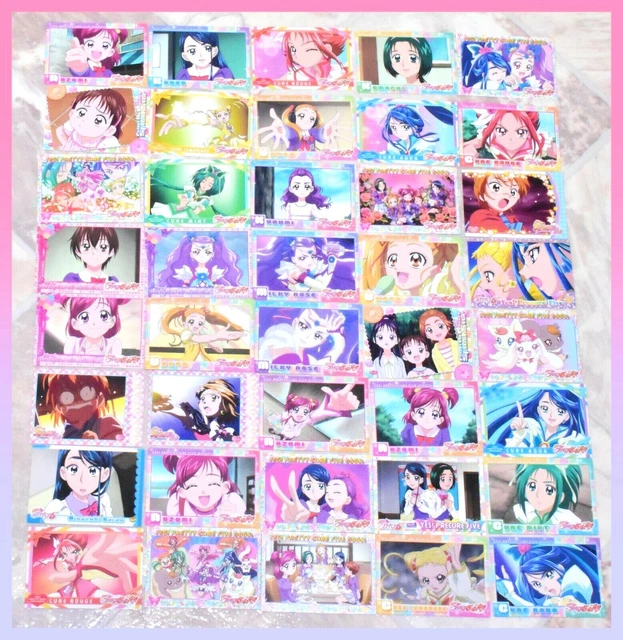 40 PRECURE! PRETTY Cure Yes! 5 GoGo Max Heart Wafer Trading Cards Lot £38.93 - PicClick UK