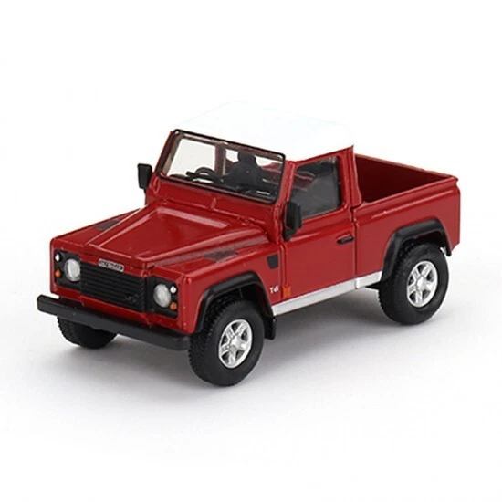 LAND ROVER DEFENDER 90 PICK UP - MASAI RED - Mini GT 1:64 scale £13.75 ...