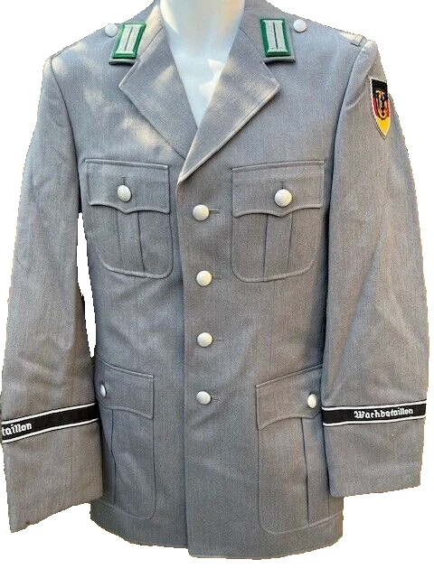 GERMAN OFFICER PARADE Jacket Genuine Army Dress Uniform 100% Wool B/W ...