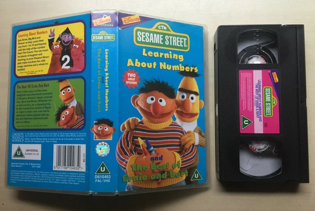 SESAME STREET - Learning About Numbers - Vhs Video EUR 17,07 - PicClick IT