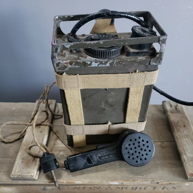 RARE RADIO ANGLAISE ww2 Wireless 38 para british army Airborn WWII GB ...
