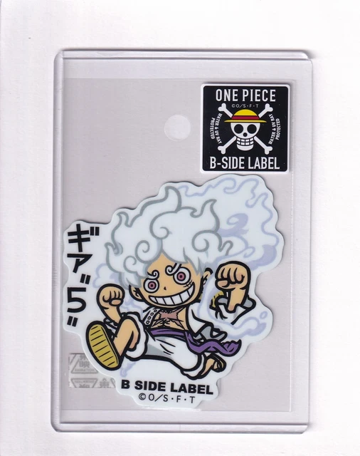 ONE PIECE LUFFY Gear 5 B-SIDE LABEL Sticker Vol. Gear Japan UV & Water ...