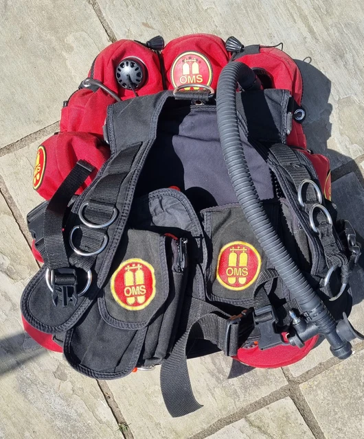 OMS DOUBLE BLADDER Wing With OMS Harness and Backplate £156.72 ...