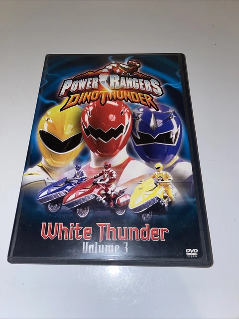 POWER RANGERS - Dino Thunder Vol. 3: White Thunder (DVD, 2004) $14.06 ...