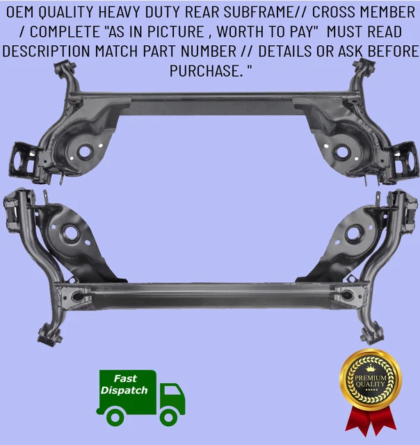 REAR SUBFRAME AXLE For Toyota Aygo / Citroen C1 / Peugeot 107 05-14 ...