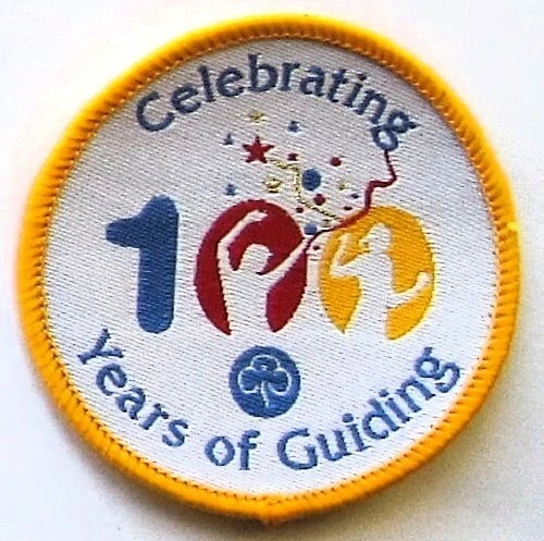 GIRL GUIDE BADGE - Celebrating 100 years of Guiding - New £1.30 ...