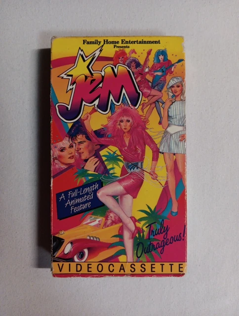 JEM - TRULY Outrageous (VHS Tape, 1991) f.h.e. Animated Film Rare ...