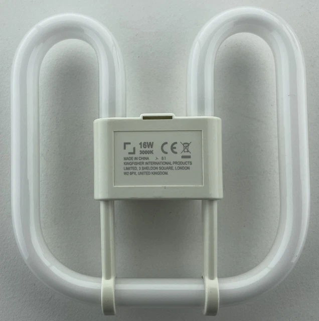 16W 4 PIN Warm White 2D 3000k Kingfisher / Signify / Philips PLQ £9.60 ...